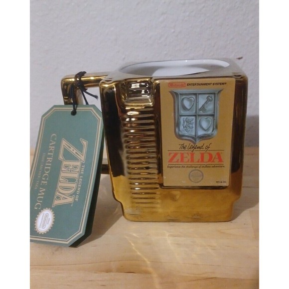 Nintendo | Dining | Legend Of Zelda Nes Gold Game Cartridgecoffee Mug ...